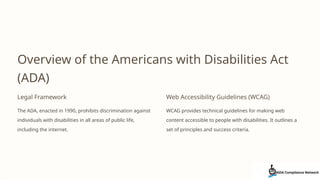 ADA-Compliance-Designing-for-Accessibility | PPTX