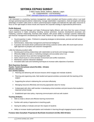 CEPHAS SOYINKA DOC | DOC