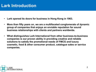 LARK PRESENTATION_ago15 | PPT