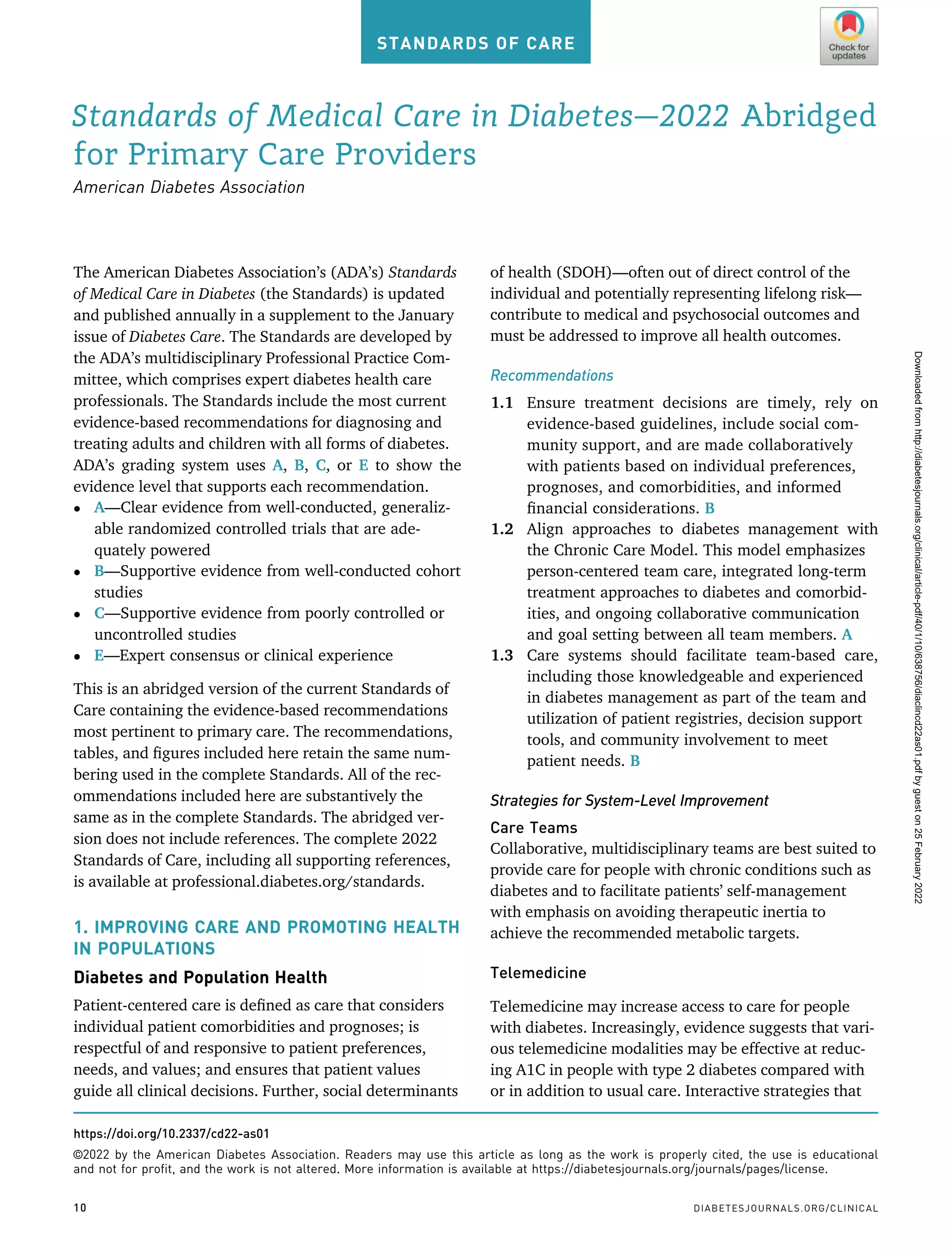 ADA 2022 STANDARDS OF CARE FOR PRIMARY CARE PROVIDERS.pdf