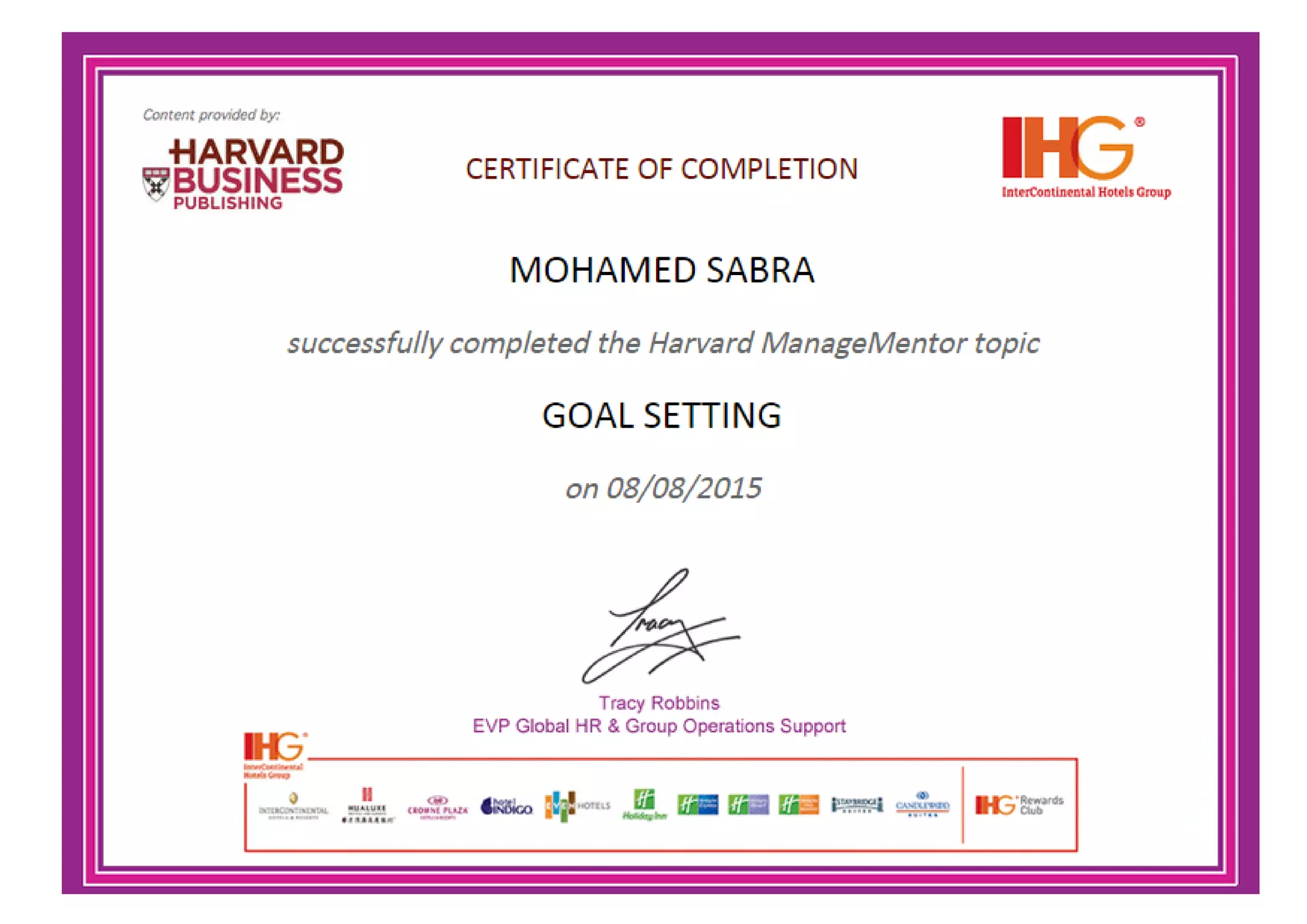 Harvard ManageMentor HMM GOAL SETTING | PDF