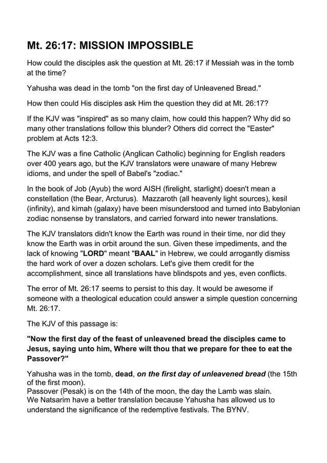 Mt26_17_MISSION_IMPOSSIBLE | PDF