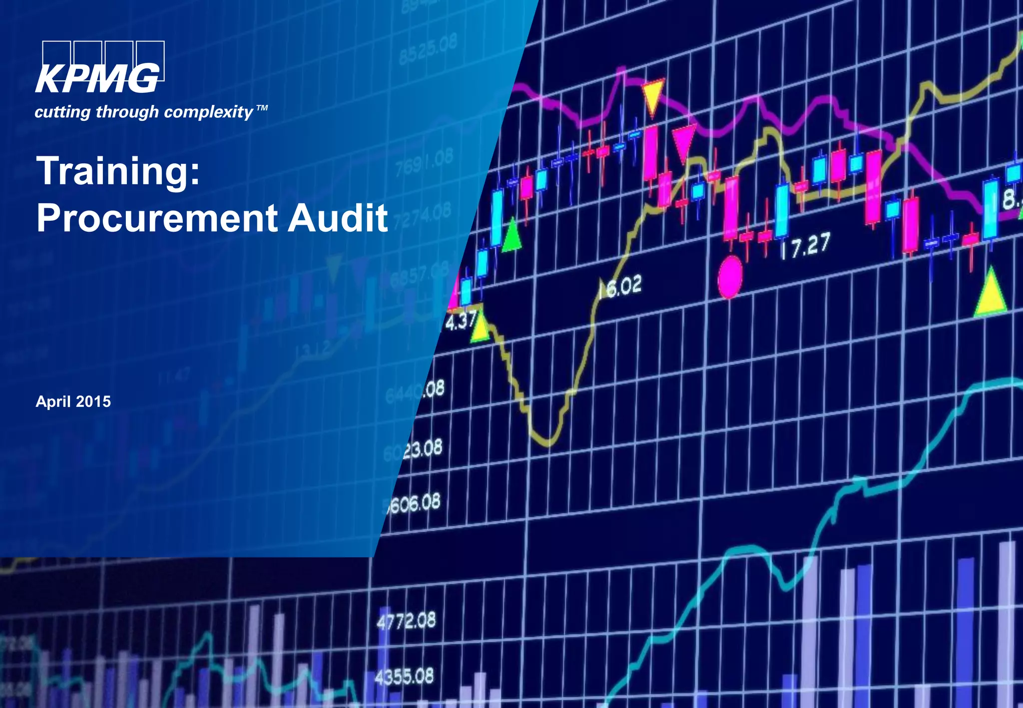 Procurement Audit Training - April 2015 | PDF