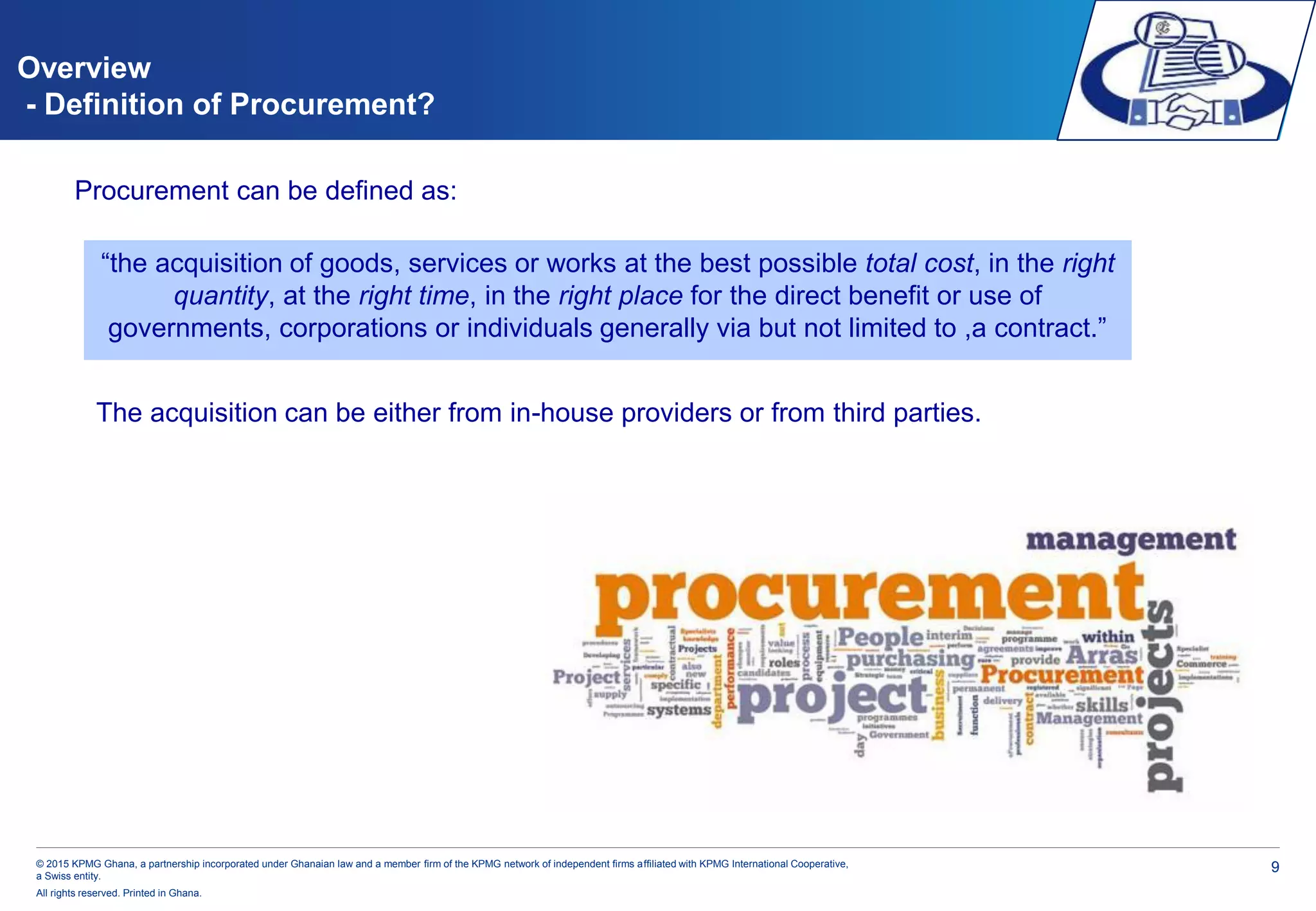 Procurement Audit Training - April 2015 | PDF