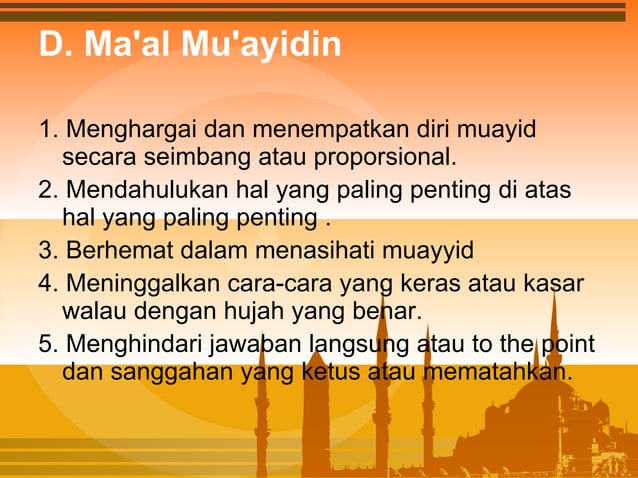 Adaabut ta'aamul fil jama'aah | PPT