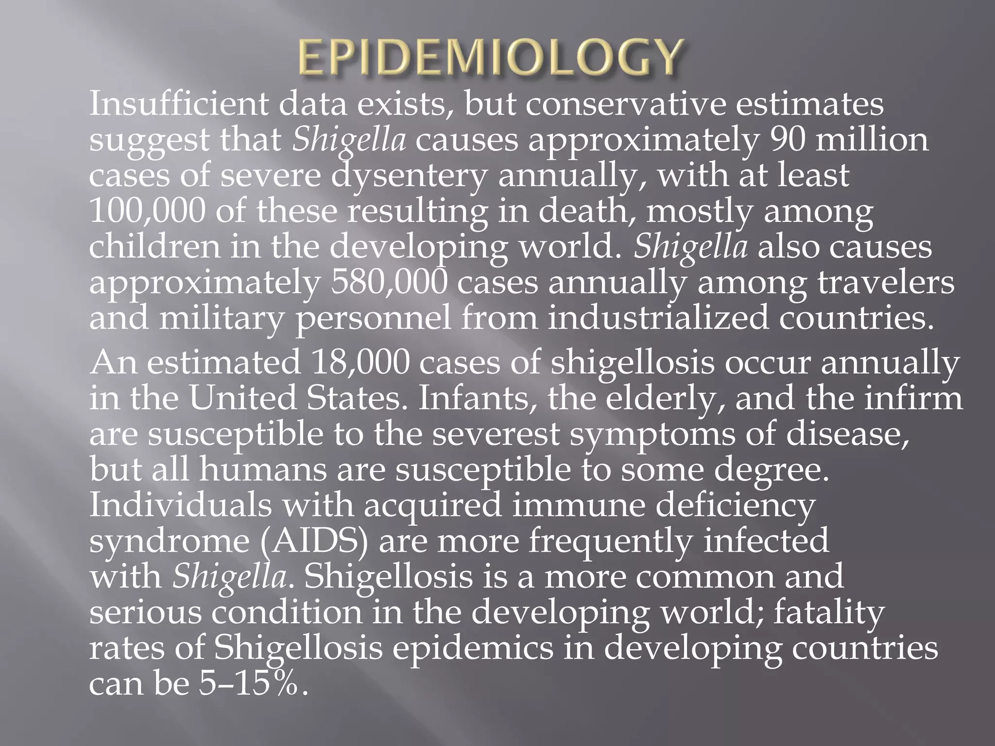 Shigellosis | PPT
