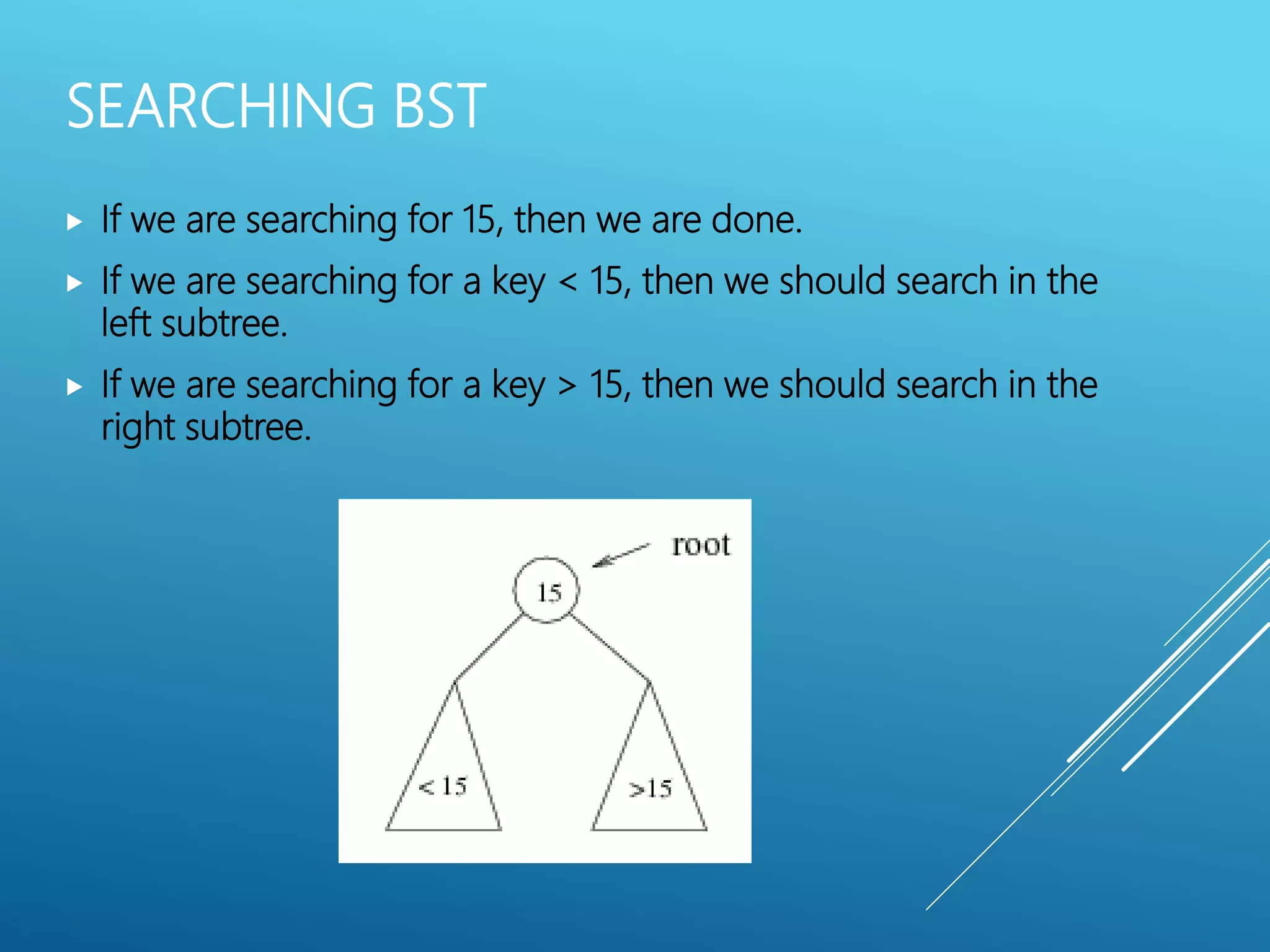 Binary search trees | PPT | Technology & Computing