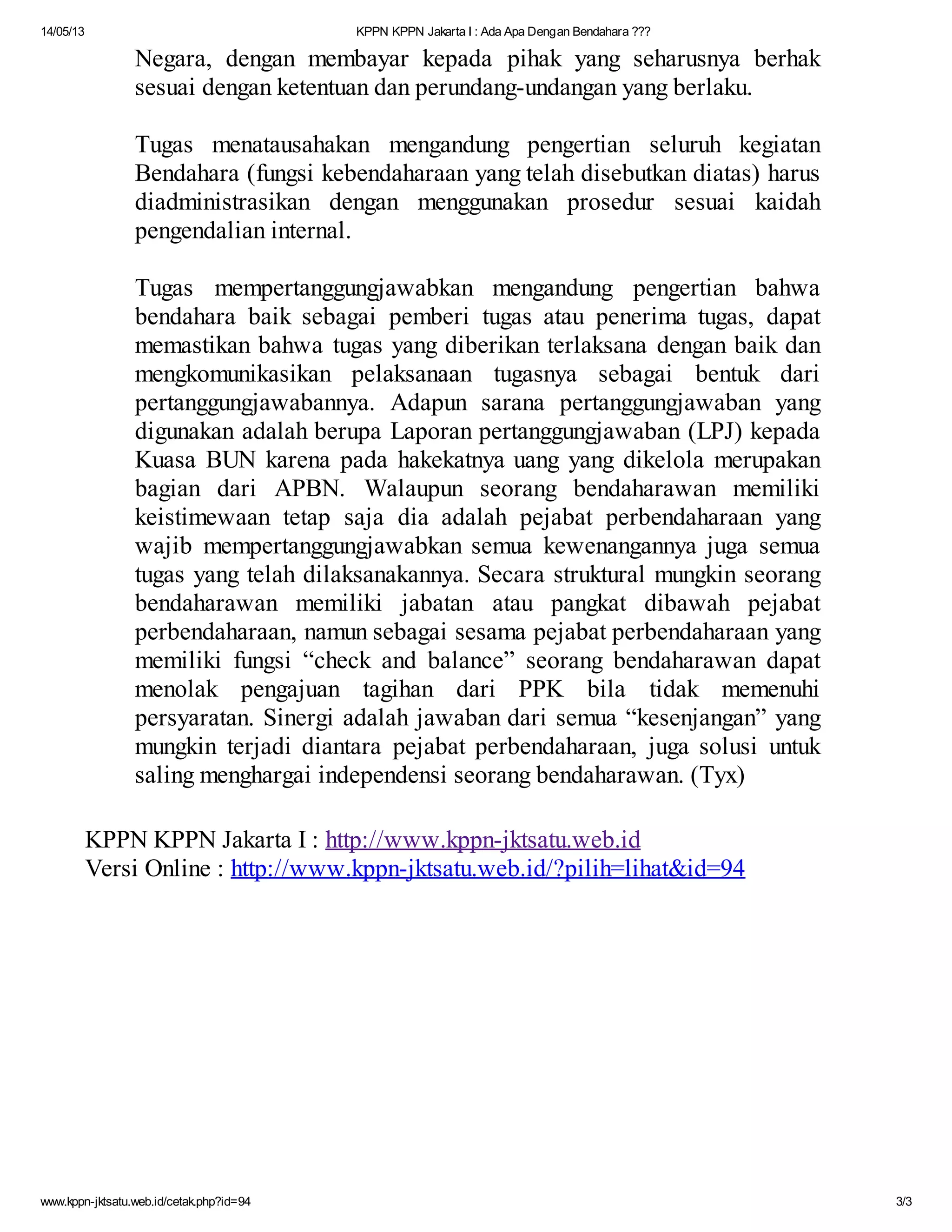 Ada apa dengan bendahara _ | PDF