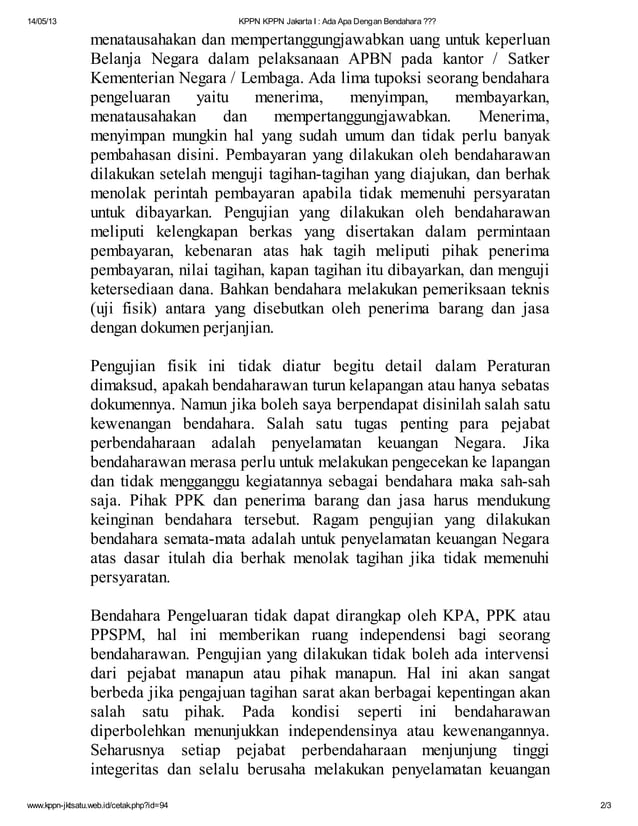 Ada apa dengan bendahara _ | PDF