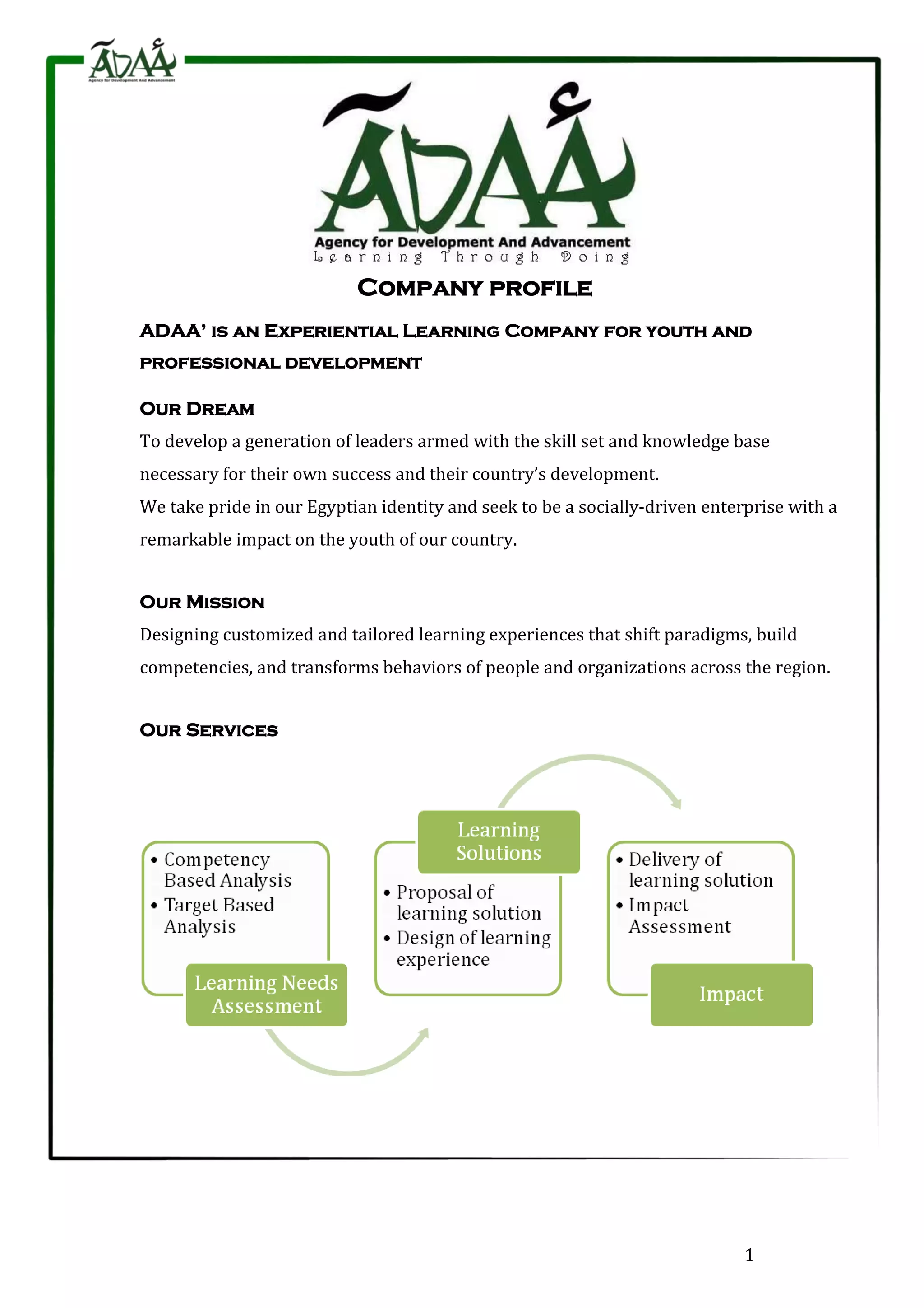 ADAA\' Profile 180510 | PDF | Education industry | Industries