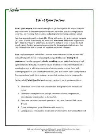 ADAA\' Profile 180510 | PDF | Education industry | Industries