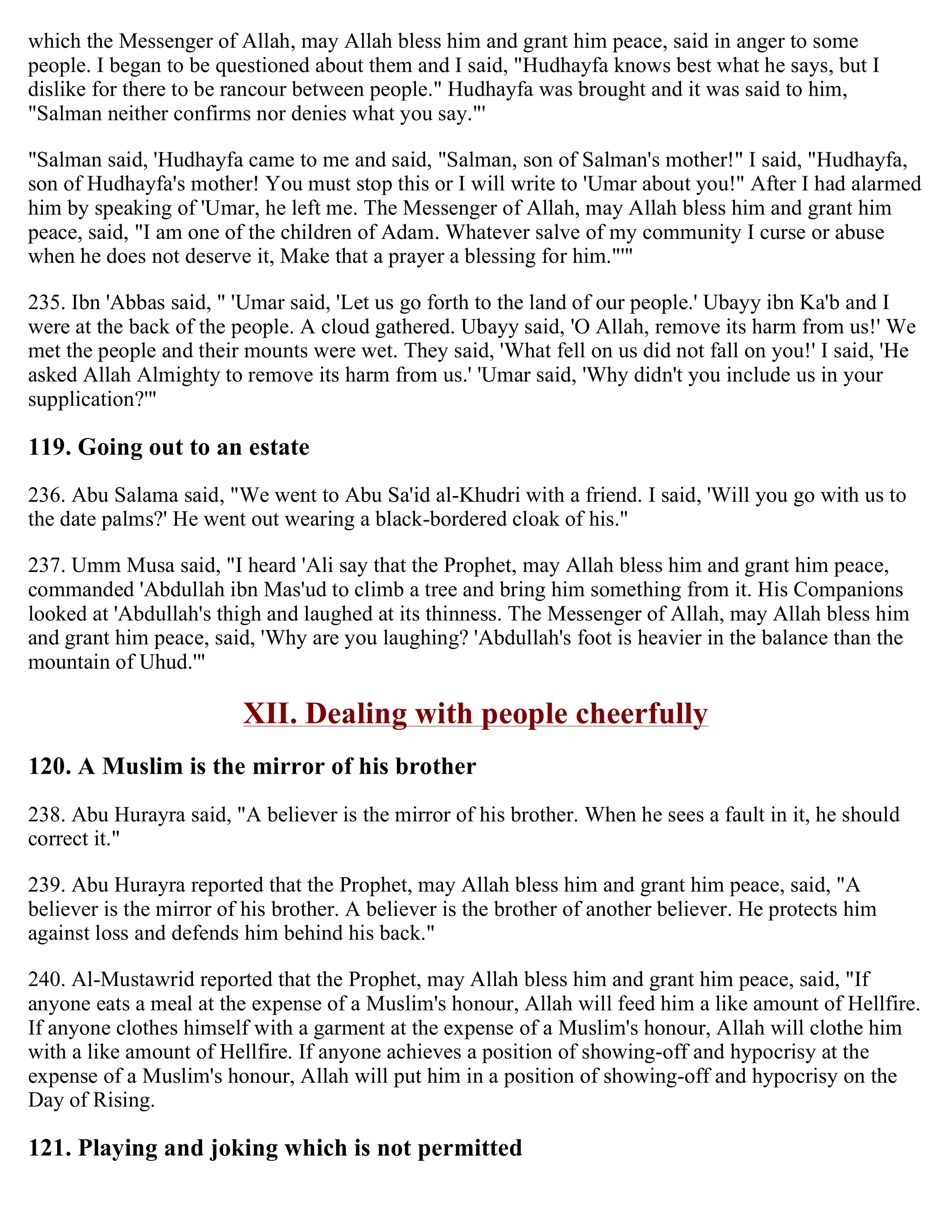 Adab al-mufrad-imam-bukhari | PDF