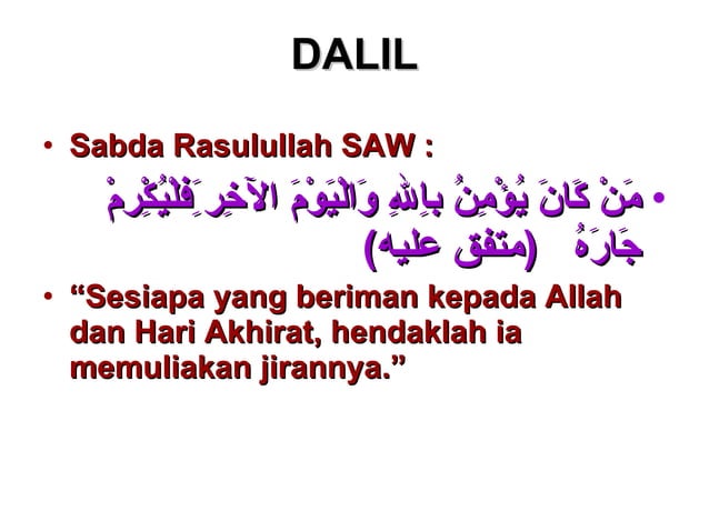 Adab berjiran | PPT