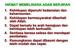 Adab berjiran | PPT