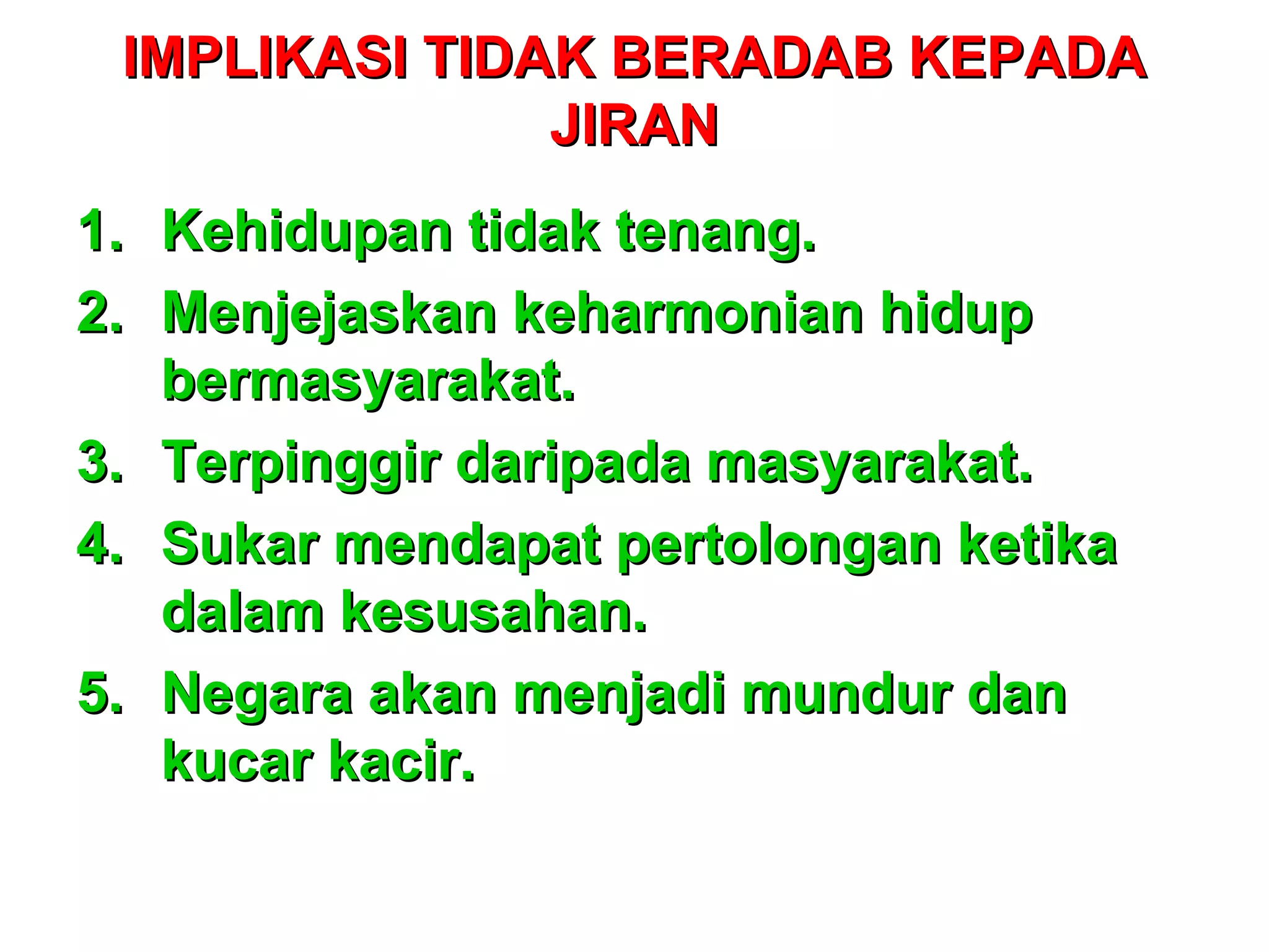 Adab berjiran | PPT