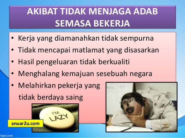 ADAB SEM 4 : ADAB BEKERJA