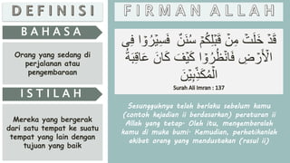 Adab bermusafir | PPTX