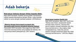Adab dalam kehidupan harian | PPTX