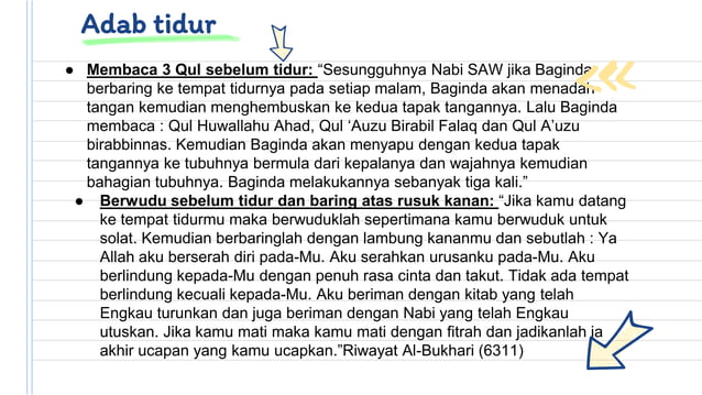 Adab dalam kehidupan harian | PPTX