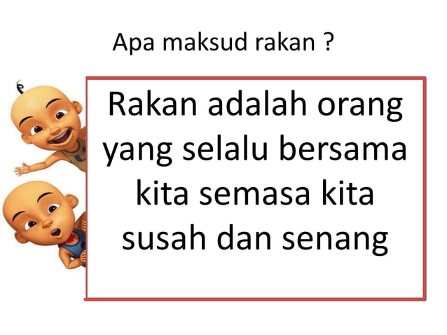 Adab Dengan Rakan Ppt