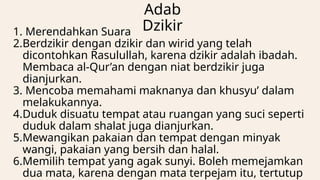 MATERI Adab SHALAT DAN BERDZIKIR KELAS 7.pptx