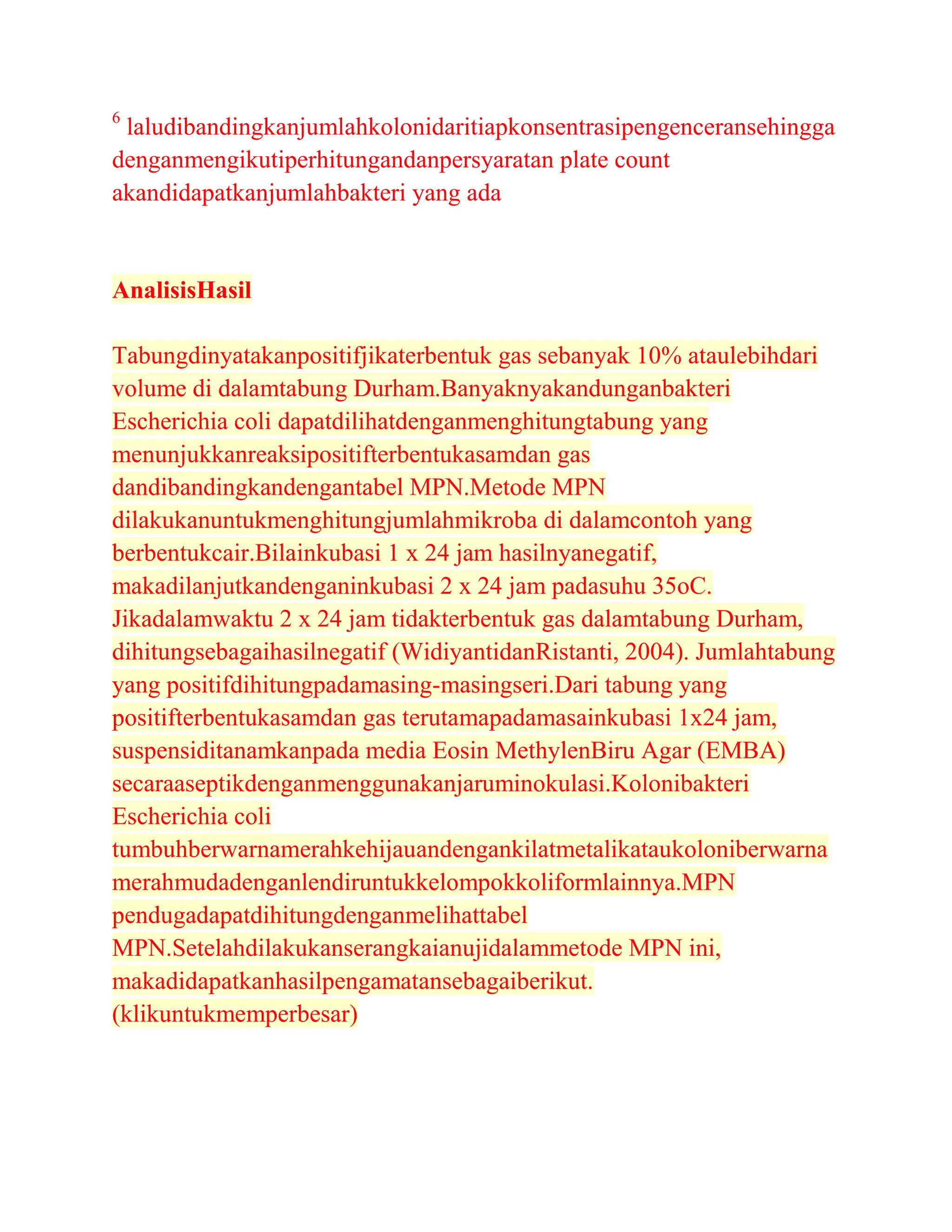 Ada berbagai cara untuk menghitung jumlah sel bakteri | PDF