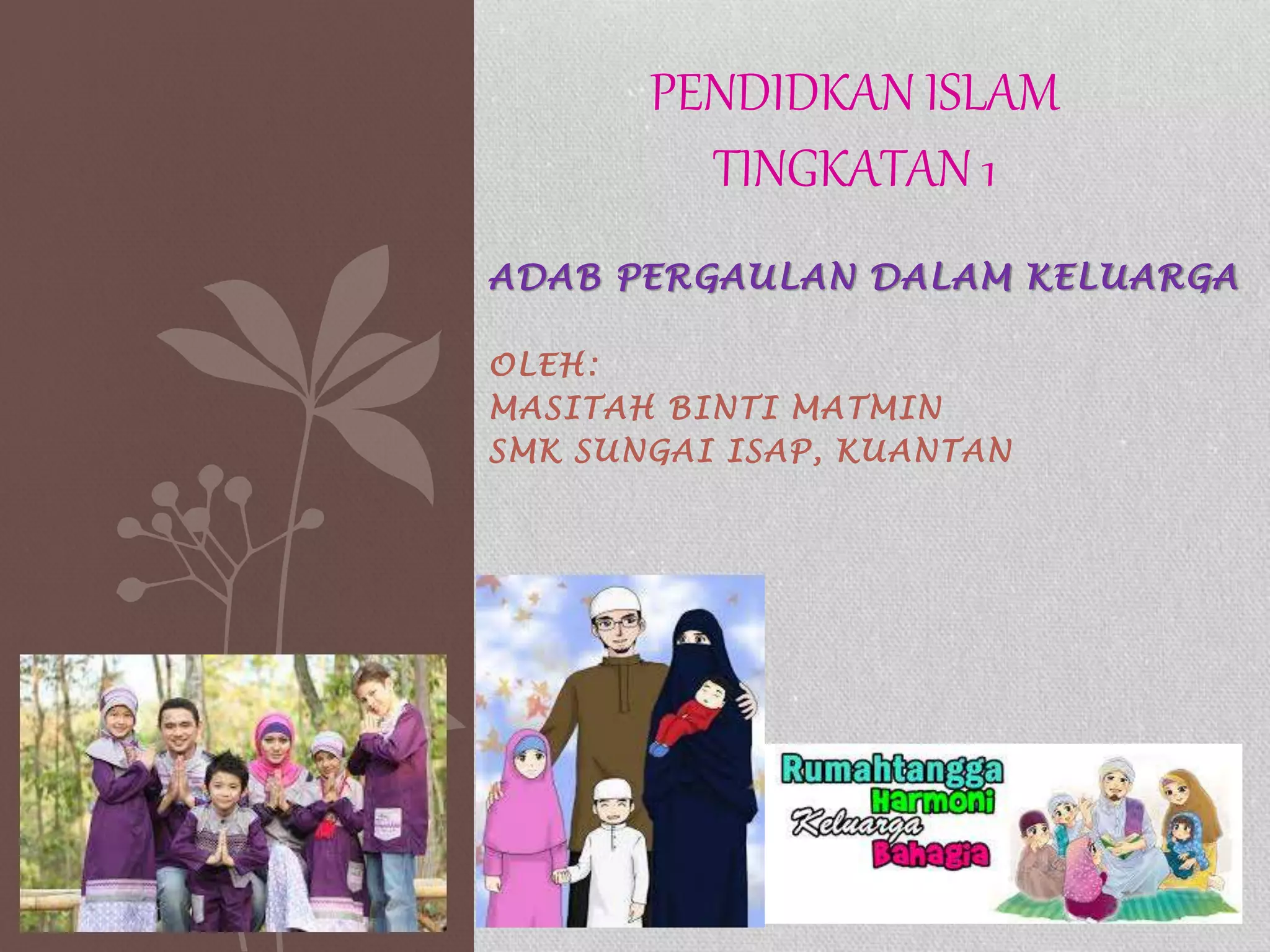 Adab keluarga | PPTX