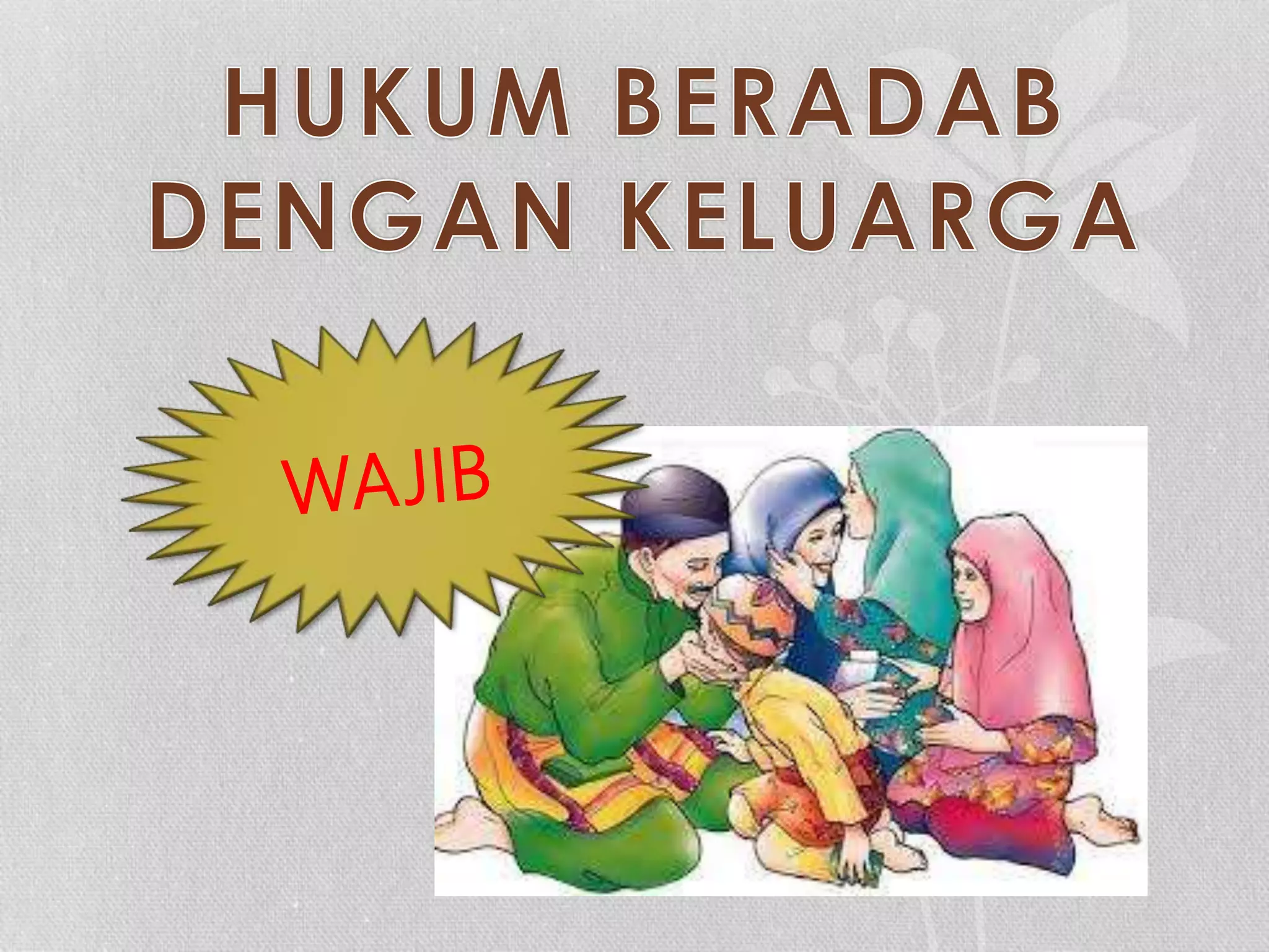 Adab keluarga | PPTX