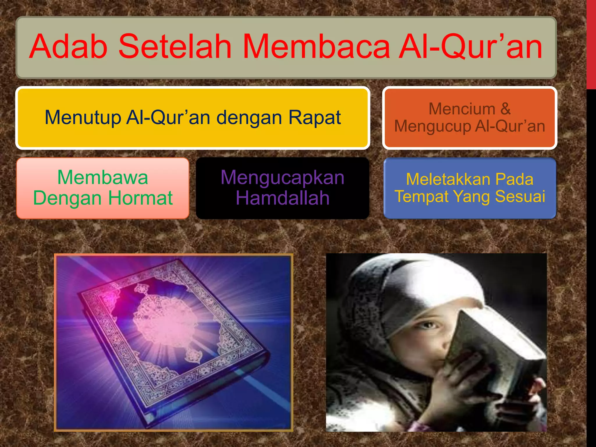 Adab Membaca Al Qur'an | PPTX