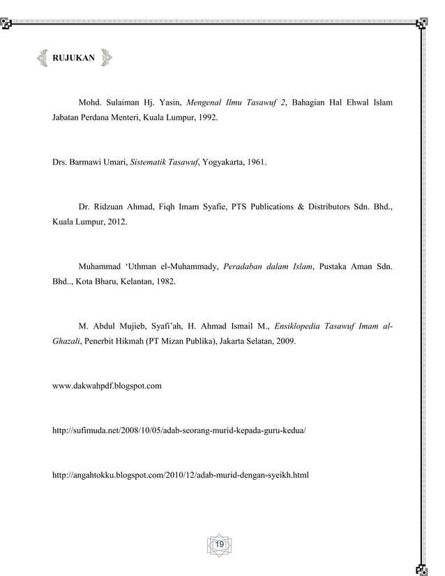 Adab Murid Dengan Syeikh [Pengantar Tawasuf (EP 20713)] | DOCX
