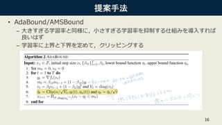 [DL輪読会]Adaptive Gradient Methods with Dynamic Bound of Learning Rate | PPTX