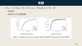 [DL輪読会]Adaptive Gradient Methods with Dynamic Bound of Learning Rate | PPTX