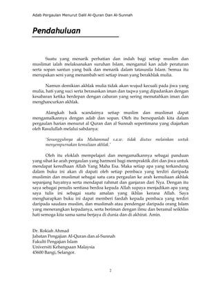 Adab pergaulan | PDF