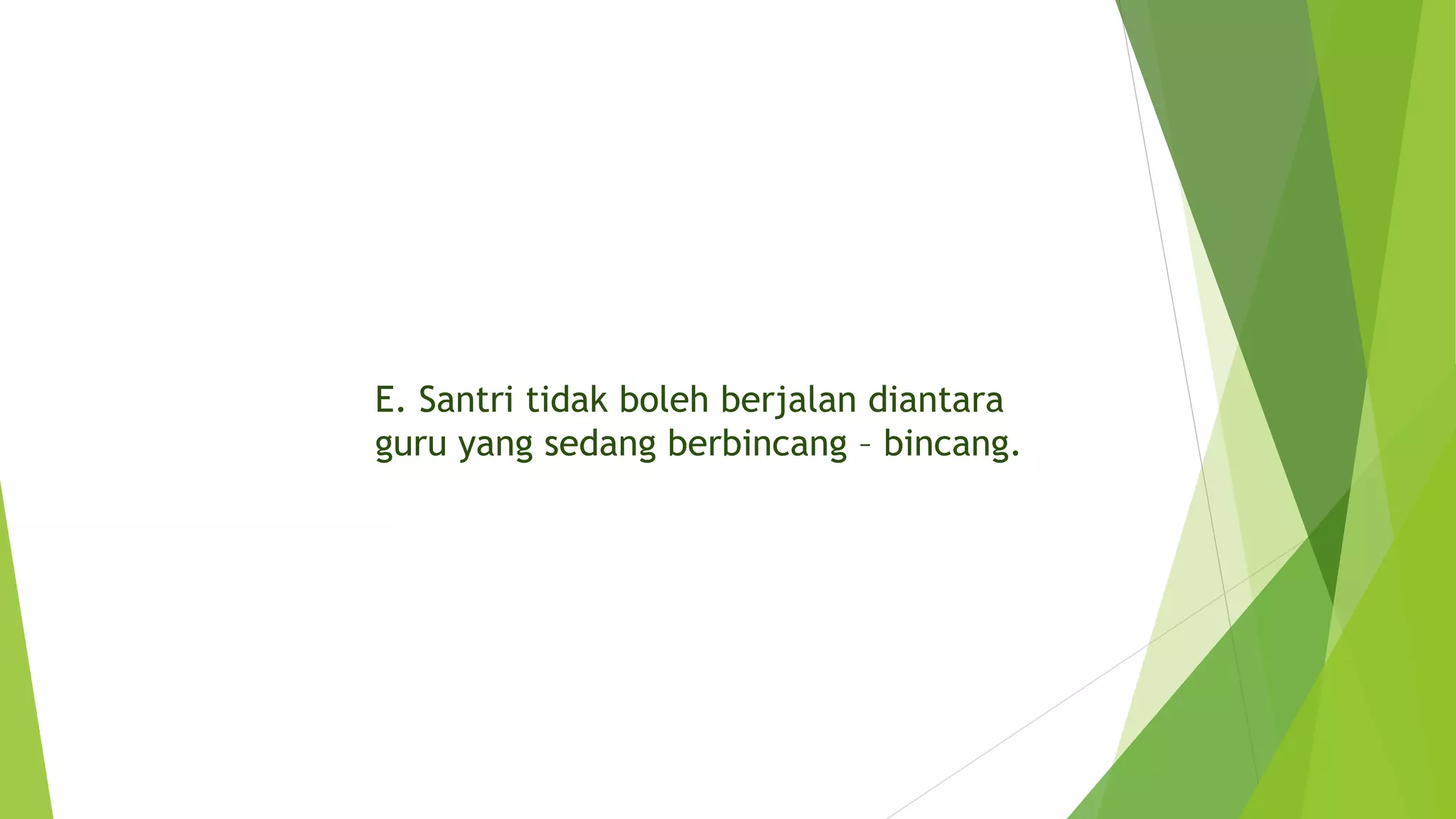 Adab santri terhadap guru | PPTX