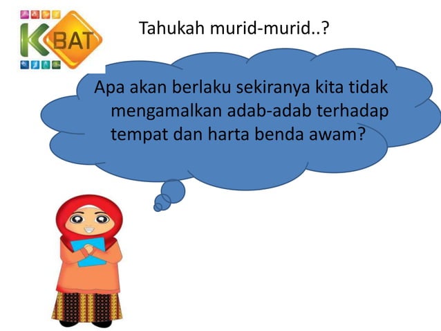 Adab tempat dan harta benda awam Tahun 6 | PPTX