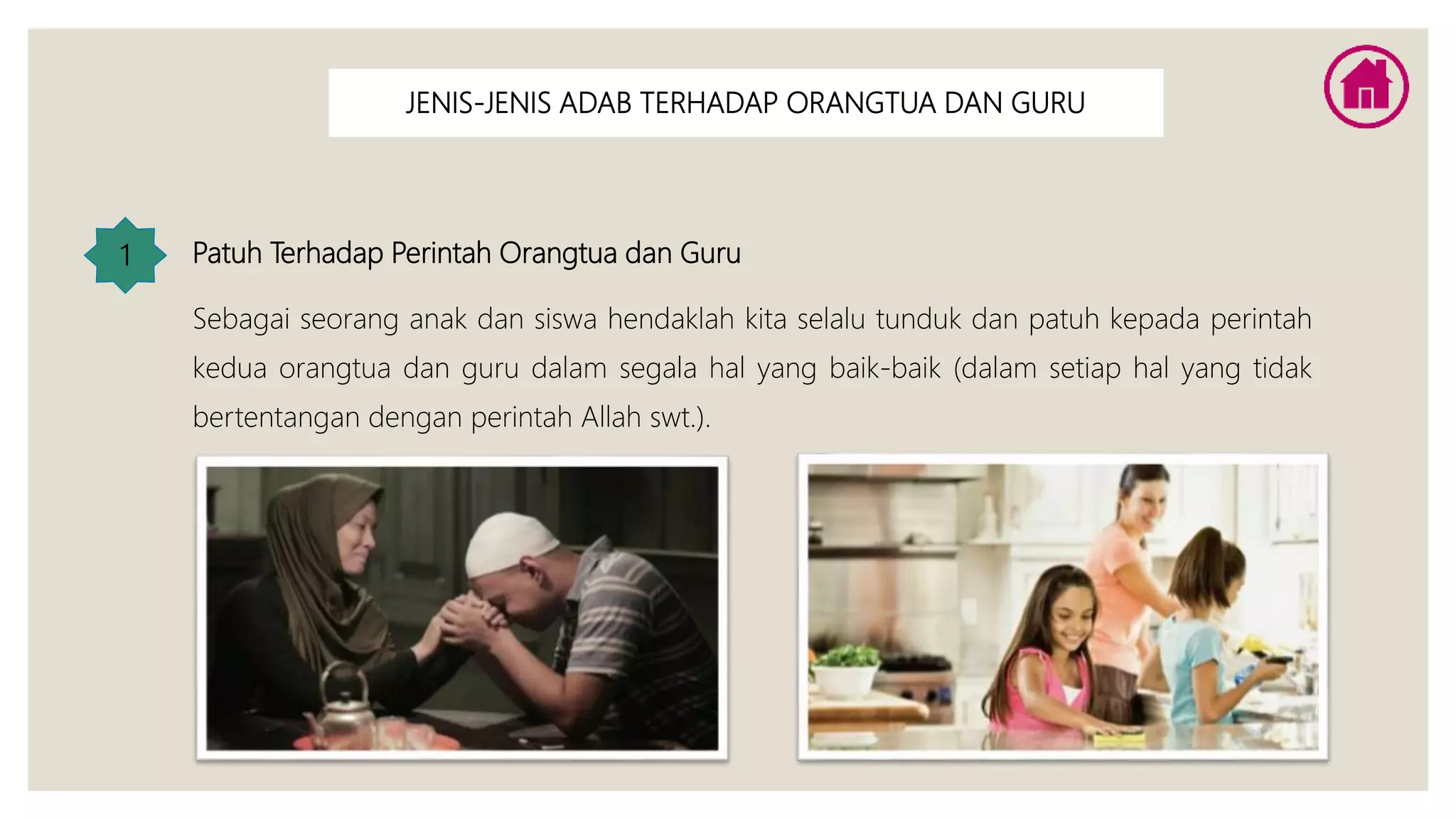 Adab Terhadap Orangtua dan Guru | PPTX