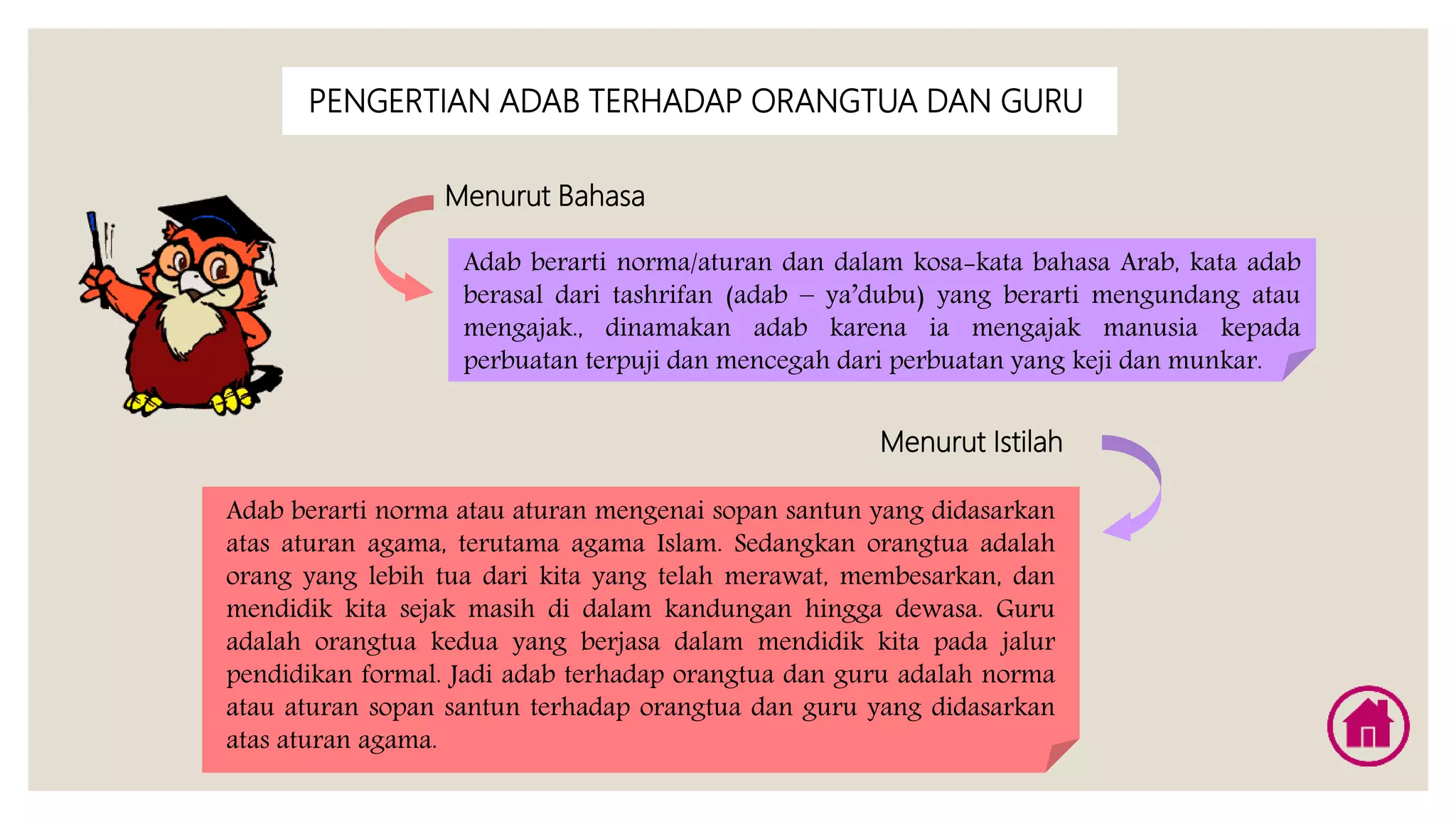 Adab Terhadap Orangtua dan Guru | PPTX