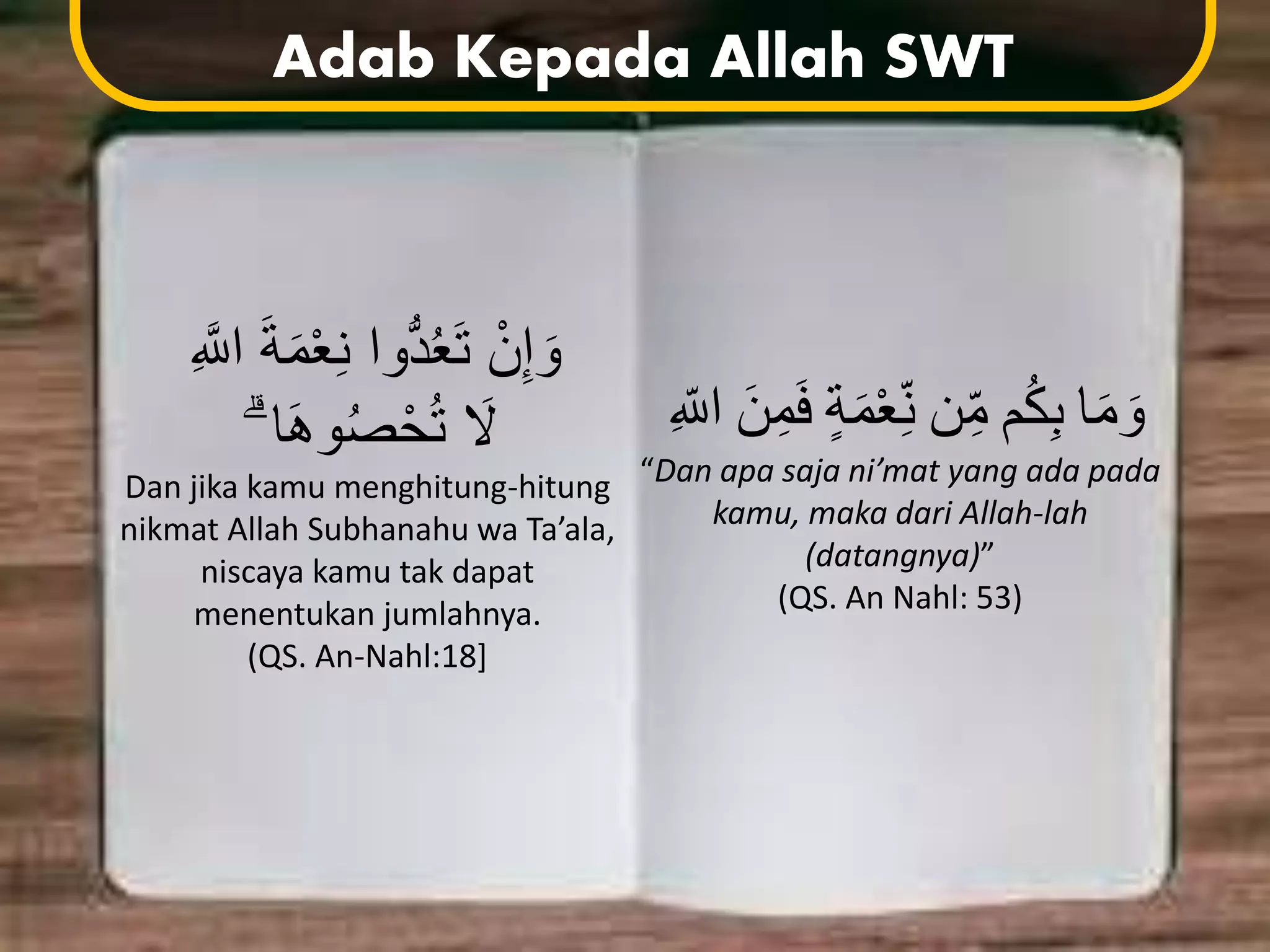 Adab Terhadap Orang Tua & Guru | PPTX