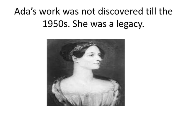 Ada byron lovelace | PPT