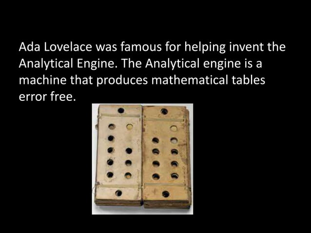 Ada byron lovelace | PPTX | Computing | Technology & Computing