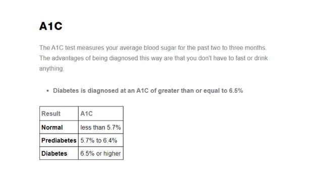 ADA classification of Diabetes, prediabetes, A1c, OGTT, FBS, RBS | PPTX ...