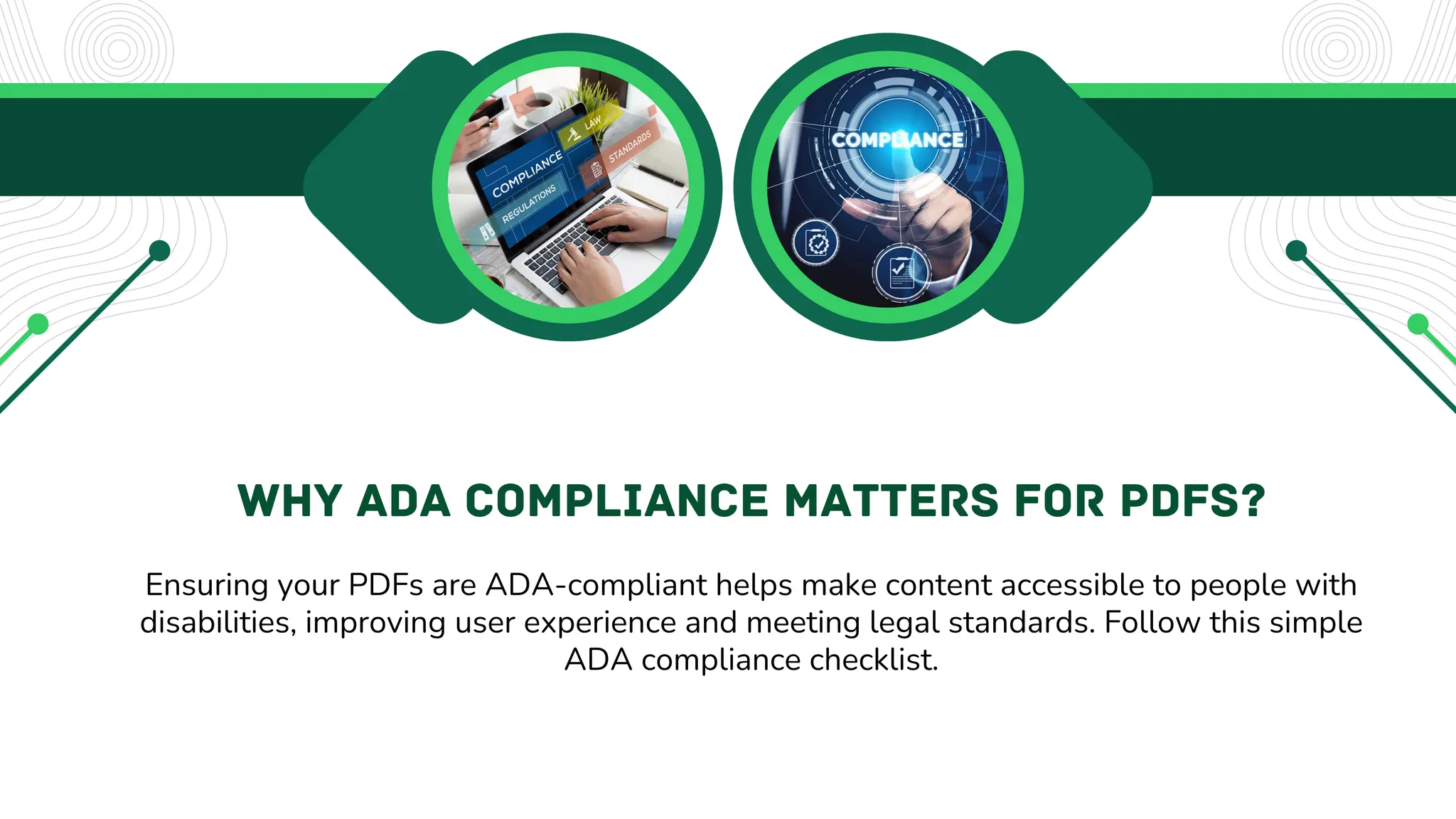 ADA Compliance Checklist for Creating an Easy-to-Access PDF | PDF
