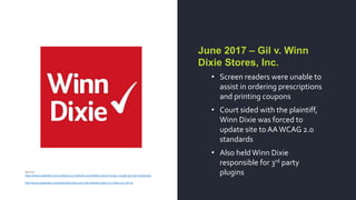 The Role of ADA Compliance and the Future of the Web | PPT