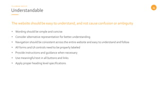 The Role of ADA Compliance and the Future of the Web | PPT