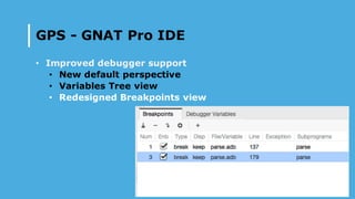 AdaCore Paris Tech Day 2016: Arnaud Chalet - GNAT Pro Roadmap | PPT
