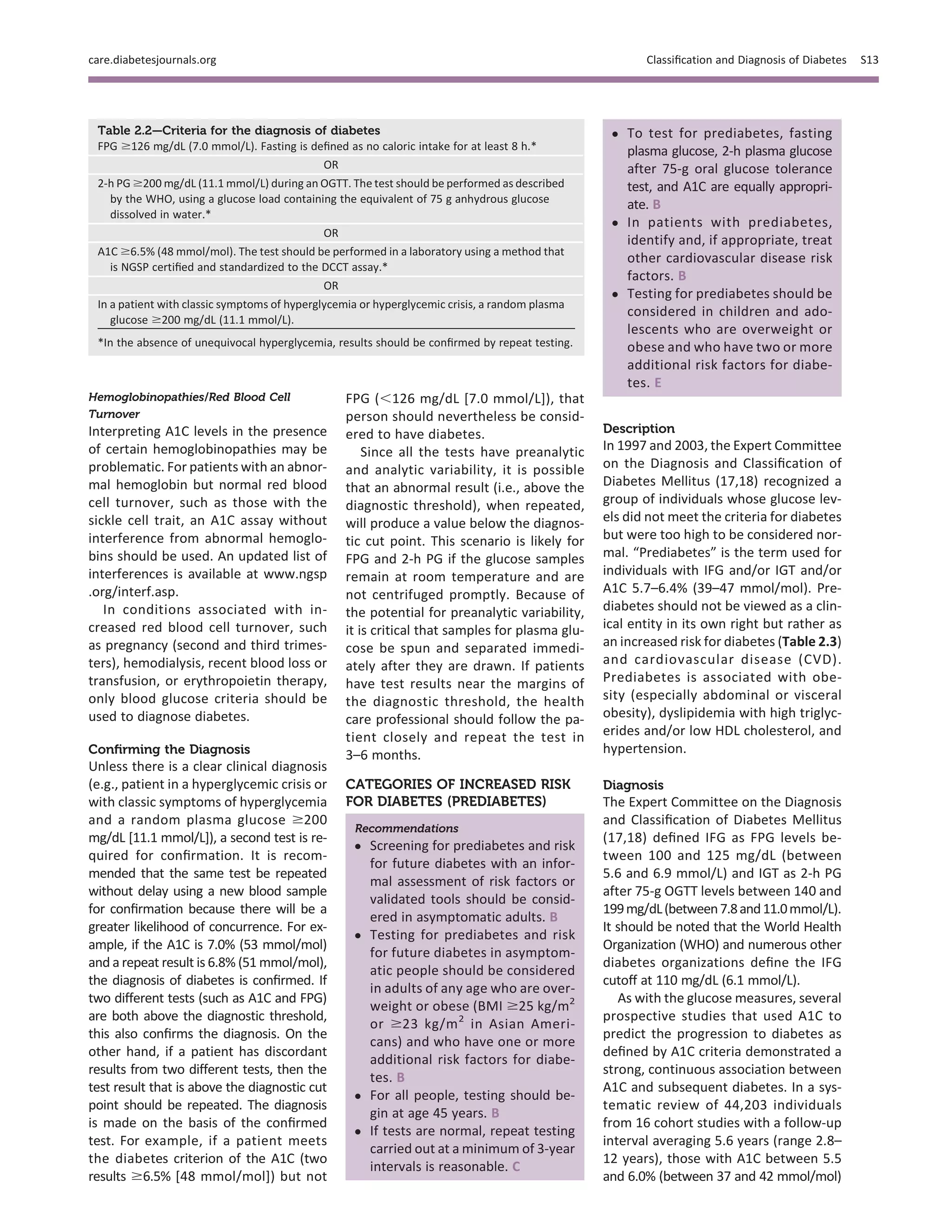 Ada diabetes care 2017 | PDF | Diabetes | Diseases and Conditions