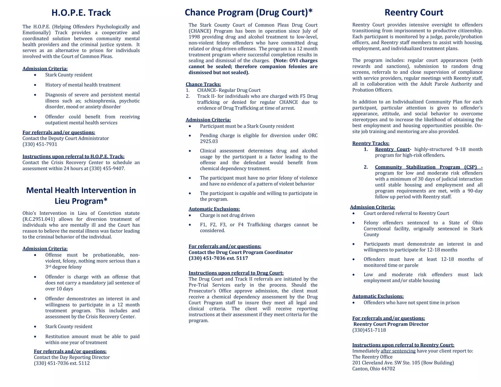 Specialized Docket Brochure. II_1 | PDF