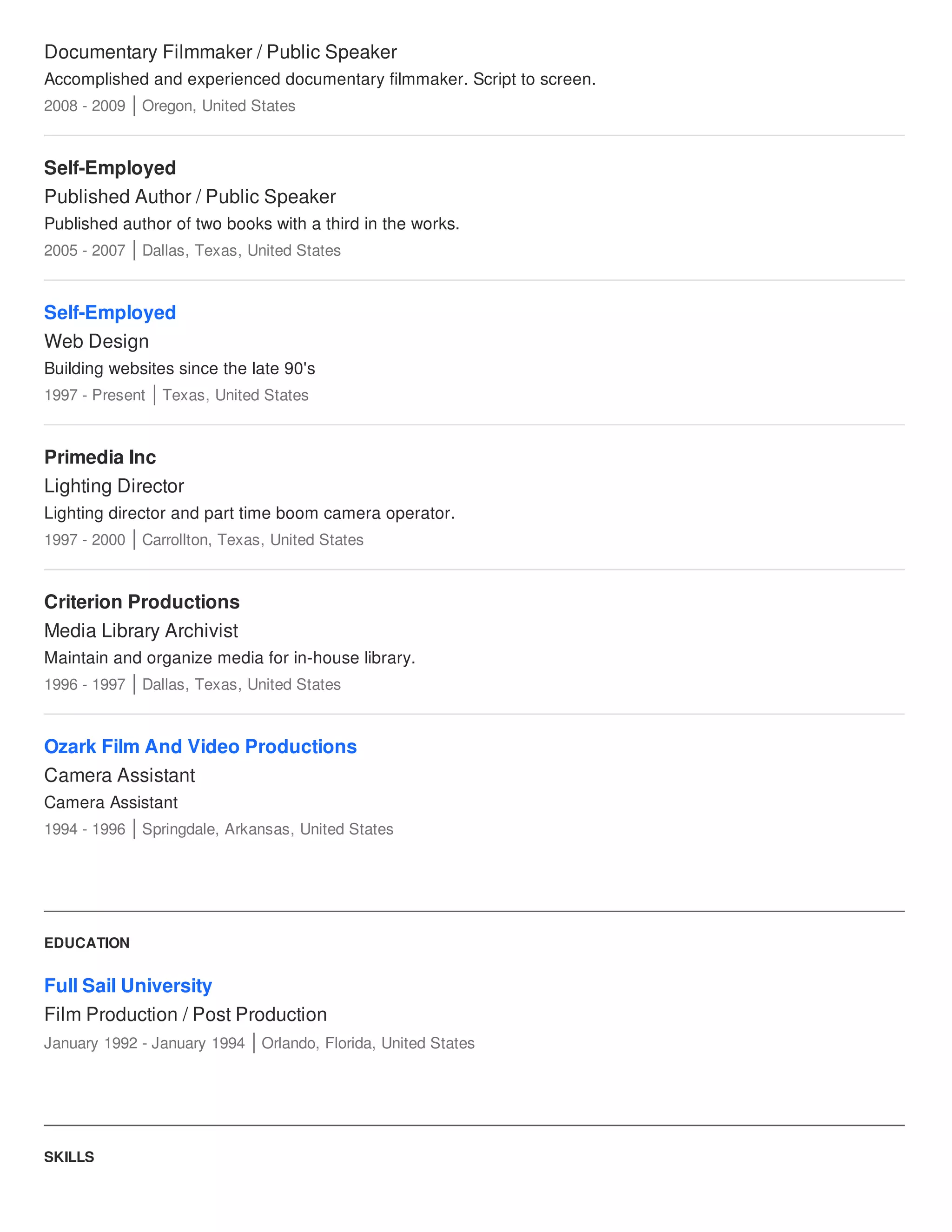 Andy Schuelein Resume | PDF