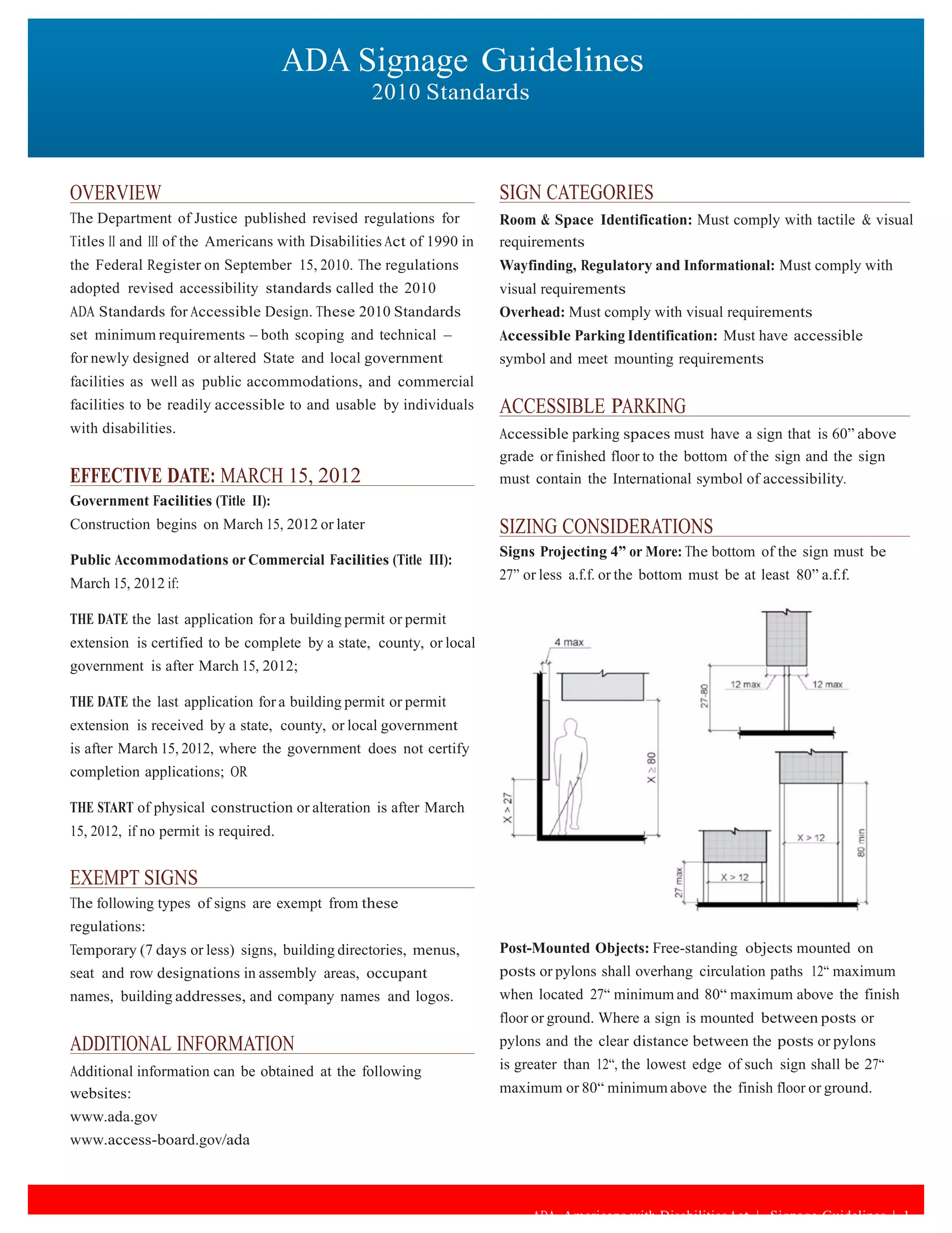 ADA Guidelines | PDF