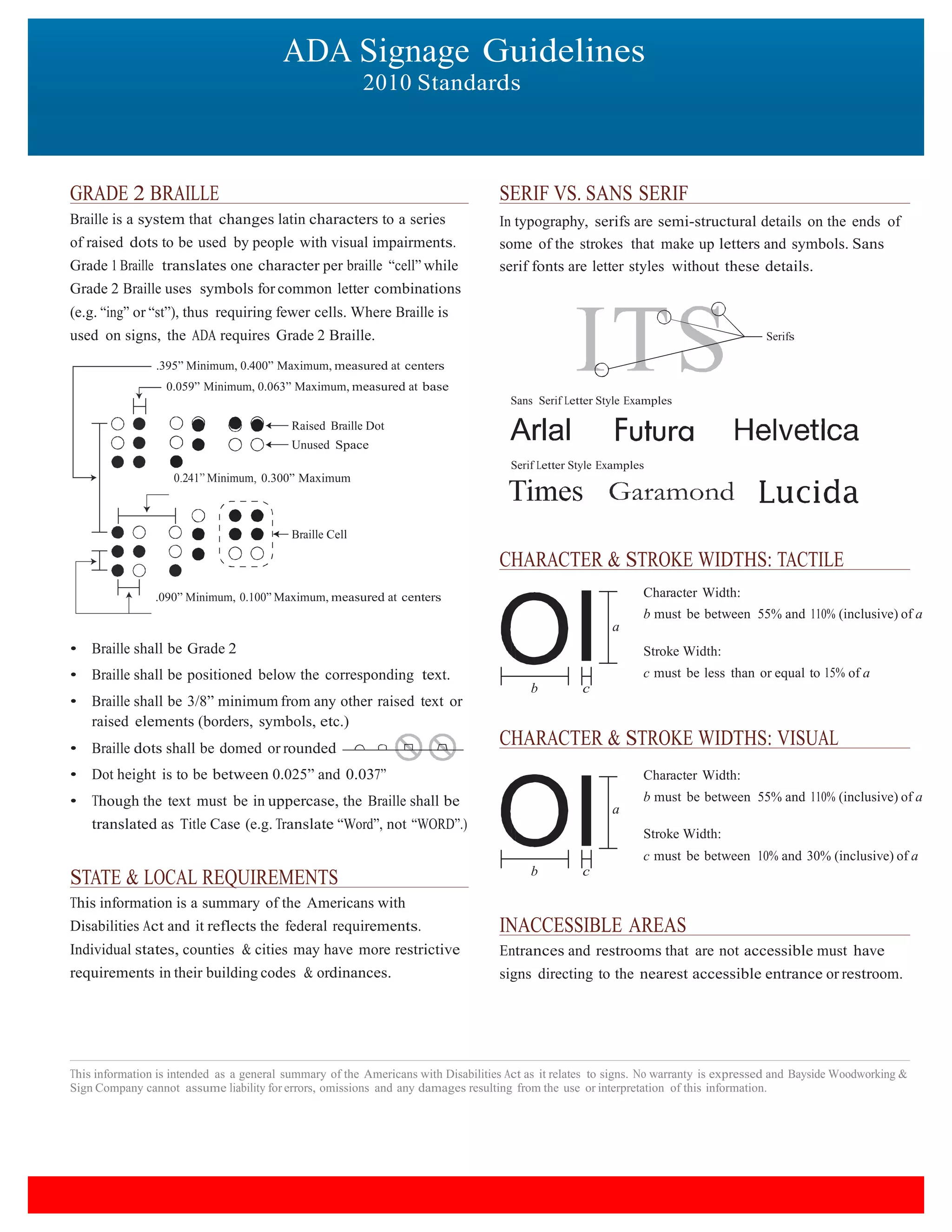 ADA Guidelines | PDF